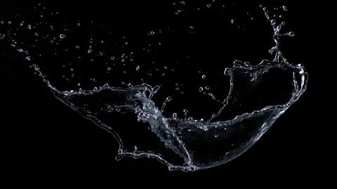 Super Slow Motion Shot of Water Splash a... | Stock Video | Pond5
