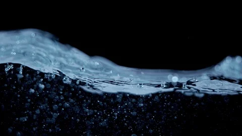 Super slow motion of splashing water iso... | Stock Video | Pond5