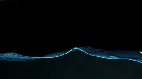 Super slow motion of splashing water iso... | Stock Video | Pond5