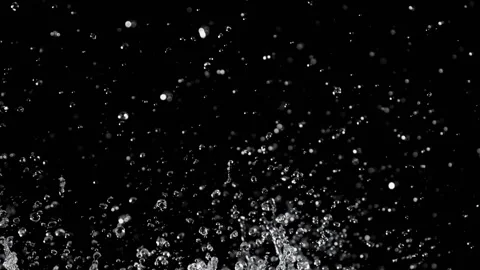 Super slow motion of splashing water dro... | Stock Video | Pond5