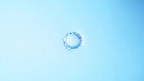 Super Slow Motion of Water Drop Falling ... | Stock Video | Pond5