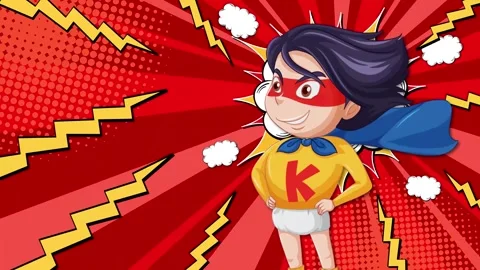 Superhero Dynamic Pose Stock Videos – Royalty-Free HD & 4K Videos | Pond5