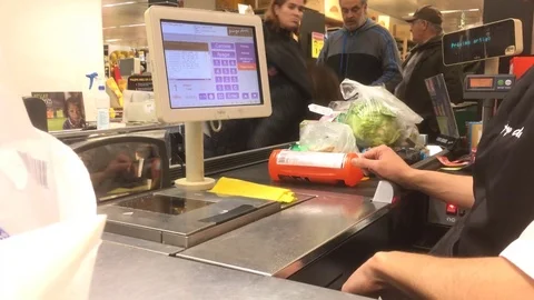 Cashier Receipt Stock Footage ~ Royalty Free Stock Videos | Pond5