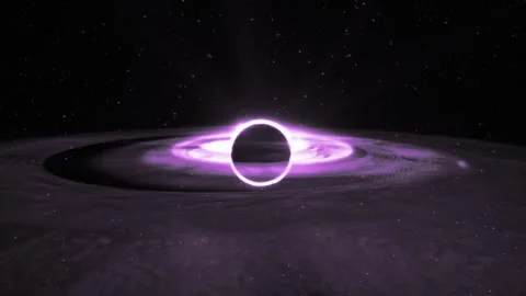 Supermassive purple wormhole in Outer-Sp... | Stock Video | Pond5