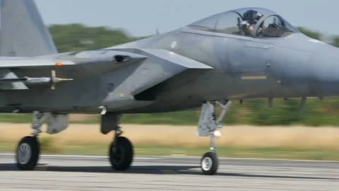 Supersonic Fighter Jet McDonnell Douglas... | Stock Video | Pond5