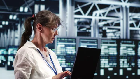 Supervisor data center comission | Stock Video | Pond5