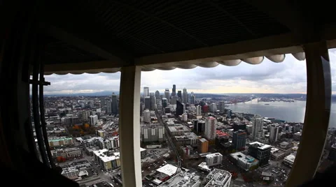 Space Needle Elevator Stock Video Footage | Royalty Free Space Needle ...