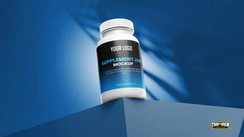 After Effects: Supplement Jar Promo Mockup #295101526