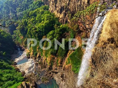 Sural Waterfalls or Surla Falls is on the edge of the western ghats ...