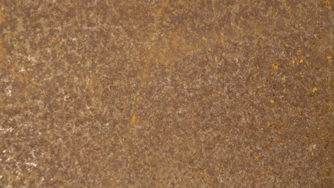 Surface of rusty brown metal sheet, back... | Stock Video | Pond5