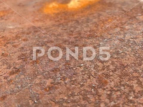Surface texture of old scratched ginger rusty oxidized bad iron ...