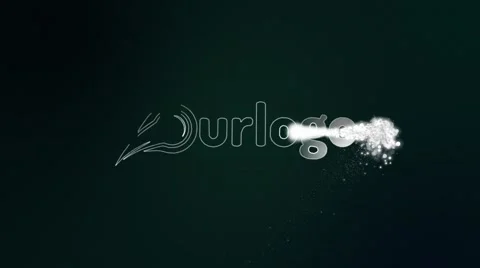 Surface Trailing Particles Logo Reveal ~ After Effects #65378967