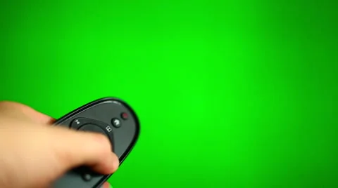 Surfing television channels green screen... | Stock Video | Pond5