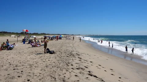 Surfside Beach, Nantucket | Stock Video | Pond5