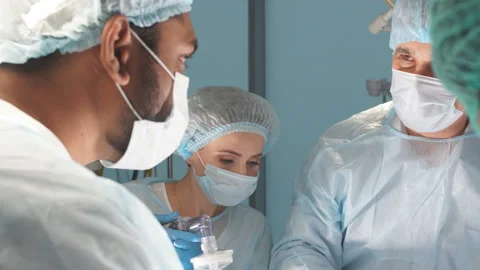 Surgeon doctor operating using electric ... | Stock Video | Pond5