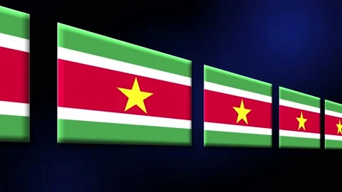 Suriname Flag Animated Background 3d Ani... | Stock Video | Pond5