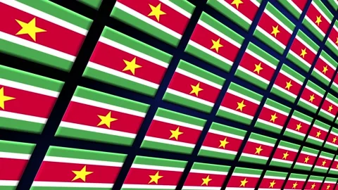 Suriname Flag Animated Background 3d Ani... | Stock Video | Pond5
