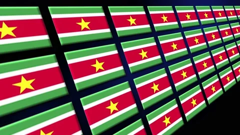 Suriname Flag Animated Background 3d Ani... | Stock Video | Pond5