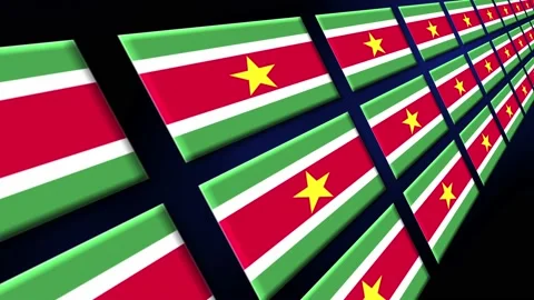 Suriname Flag Animated Background 3d Ani... | Stock Video | Pond5