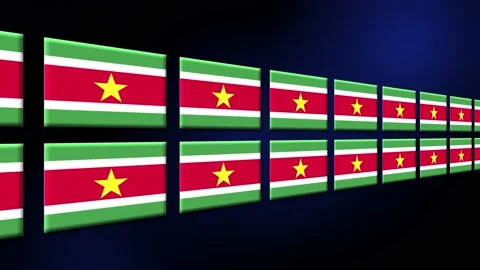 Suriname Flag Animated Background 3d Ani... | Stock Video | Pond5