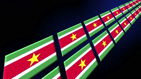 Suriname Flag Animated Background 3d Ani... | Stock Video | Pond5