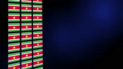 Suriname Flag Animated Background 3d Ani... | Stock Video | Pond5