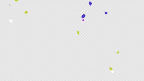 surprise confetti falling loop stars par... | Stock Video | Pond5