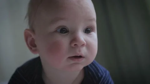 The Surprised Bulging Eyes Of A Newly Wo... | Stock Video | Pond5