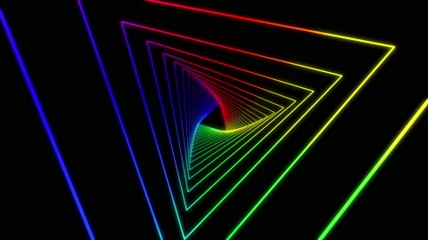 Surreal neon psychedelic spiral animatio... | Stock Video | Pond5