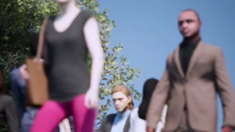 Surveillance Camera Watching people - 4K... | Stock Video | Pond5