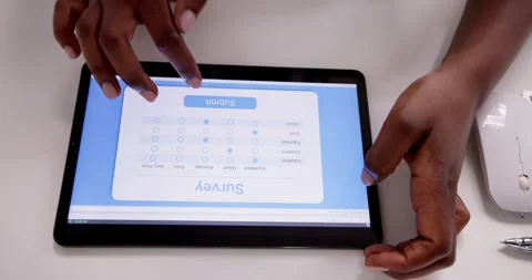 Tablet Survey Stock Footage ~ Royalty Free Stock Videos | Pond5