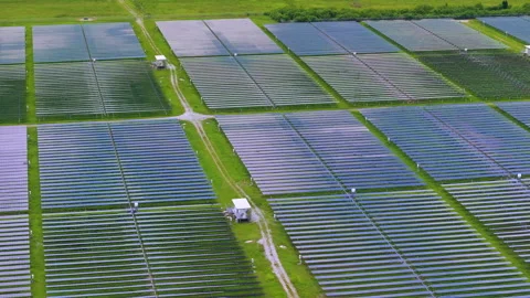 Sustainable electrical power plant with ... | Stock Video | Pond5