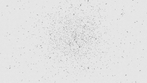 A swarm of insects flies out of the dept... | Stock Video | Pond5