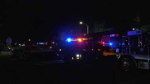 SWAT team arrives to police scene | Stock Video | Pond5