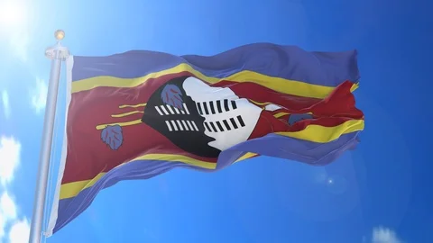 Swaziland animated flag pack in 3D and g... | Stock Video | Pond5