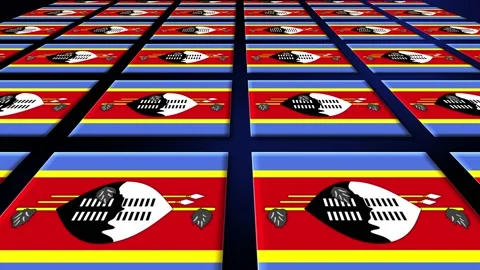 Swaziland Flag Animated Background 3d An... | Stock Video | Pond5