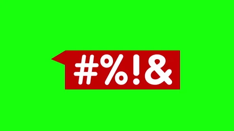 Swearing Symbols Stock Video Footage | Royalty Free Swearing Symbols ...