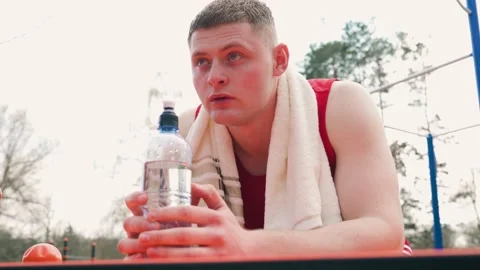 Athlete Sweating Stock Footage ~ Royalty Free Stock Videos | Pond5