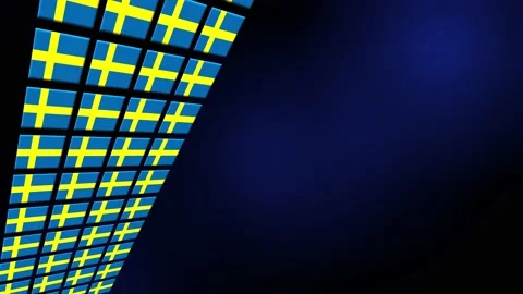 Sweden Flag Animated Background 3d Anima... | Stock Video | Pond5