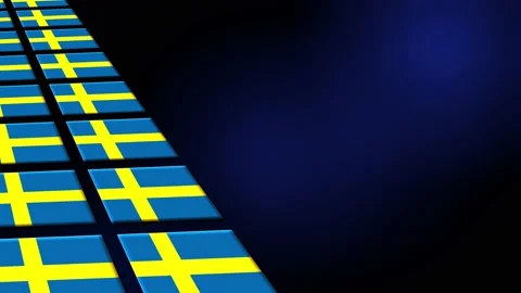 Sweden Flag Animated Background 3d Anima... | Stock Video | Pond5