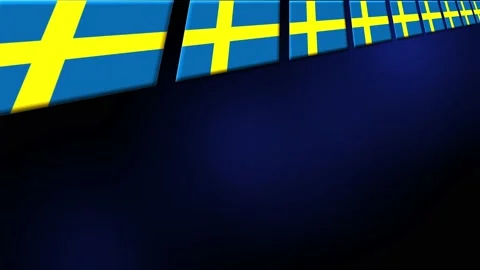 Sweden Flag Animated Background 3d Anima... | Stock Video | Pond5
