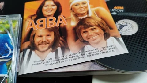 The Swedish pop group ABBA formed in 197... | Stock Video | Pond5