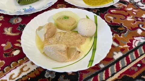 Sweet Curd or Mishti Doi and rosogolla. ... | Stock Video | Pond5