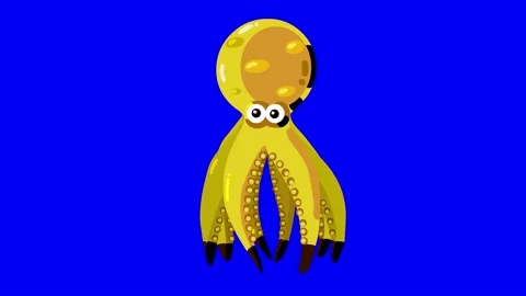 Cartoon Octopus Stock Footage ~ Royalty Free Stock Videos | Pond5