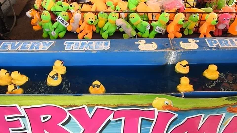 Funfair Duck Stock Video Footage | Royalty Free Funfair Duck Videos | Pond5