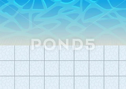 Swimming pool and tile ideal for backgrounds, stock vector illustration ...