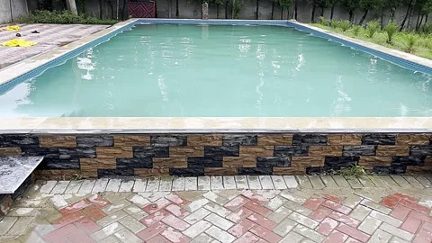 Swimming Pool for kids in form House Lah... | Stock Video | Pond5