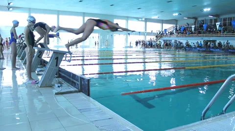 Track Swimming Pool Stock Footage ~ Royalty Free Stock Videos | Pond5