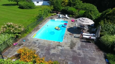 Swimming Pool View | Stock Video | Pond5
