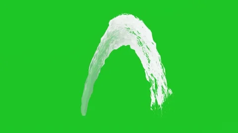 Swimming Pool Water Flowing on Green Scr... | Stock Video | Pond5